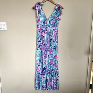Lilly Pulitzer | Dresses | Lilly Pulitzer Maxine Midi Dress Size 0 ...